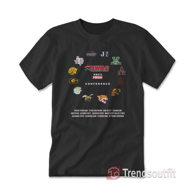 SWAC Southwestern Athletic Conference T-shirt - Trendsoutfit.com
