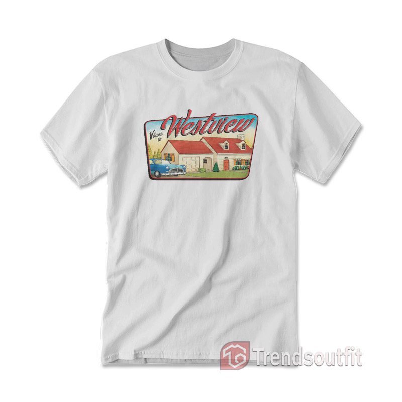 Marvel Wanda Vision Welcome to Westview T-Shirt - Trendsoutfit