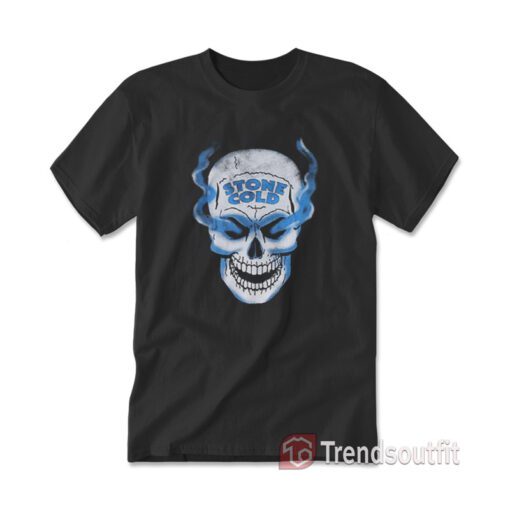 Vintage Stone Cold Steve Austin Skull Logo T-Shirt - Trendsoutfit