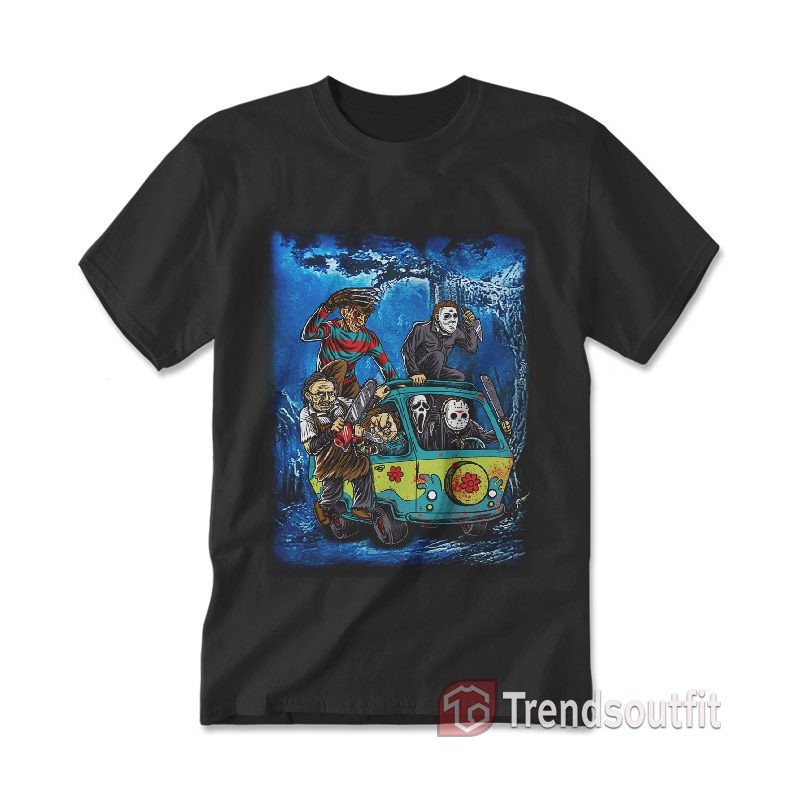 Vintage The Massacre Machine Halloween Horror T-shirt - Trends Outfit ...